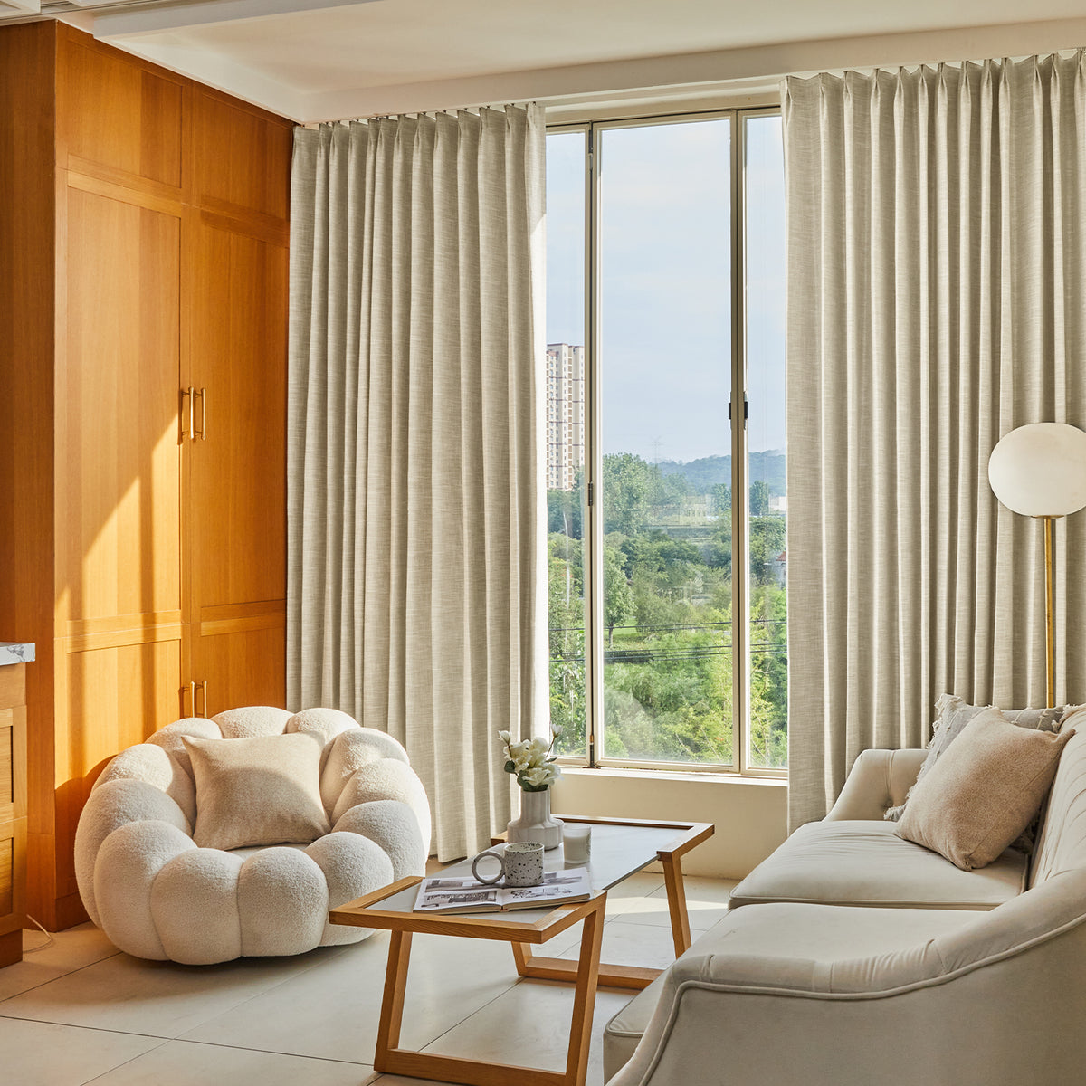 Elena Custom Fireproof Flame Retardant Blackout Curtains – Deconovo US