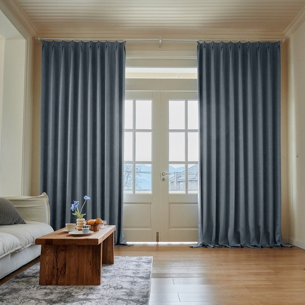 Waterproof Total Blackout Curtains, 880 GSM Heavyweight | Deconovo ...