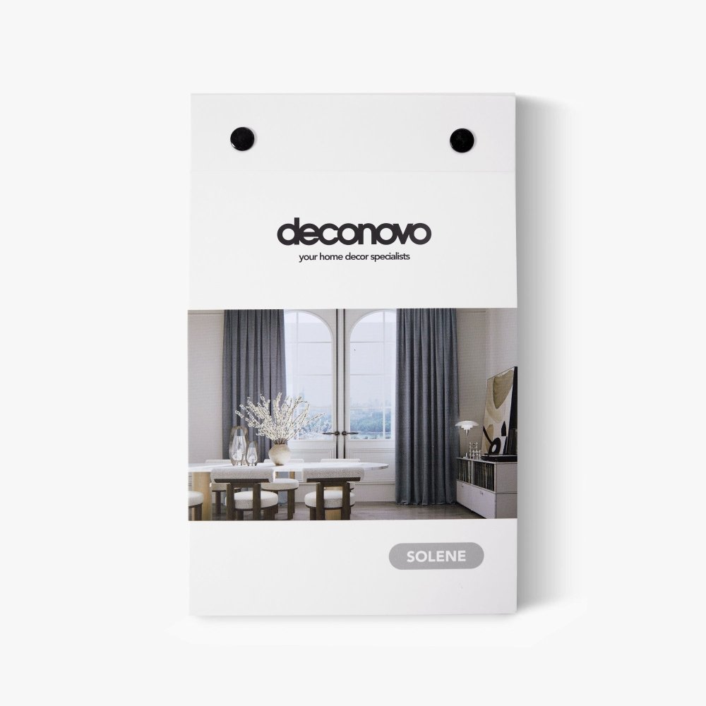 Solene Total Blackout Curtains Swatches Booklet – Deconovo US